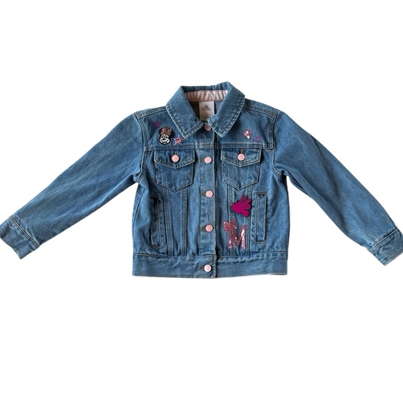 Disney | Jackets & Coats | Disney Store Minnie Mouse Blue Denim Jean ...